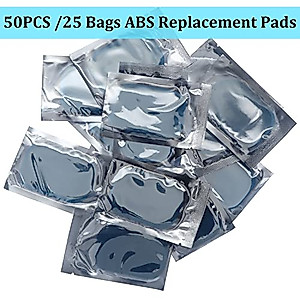 KASBEE ABS Gel Pads, 50PCS Muscle Stimulator Pads Replacement for Ultimate Muscle EMS Toner Abdominal Belt Belly Thigh Flab Arm Leg Waist Workout Trainer Machine