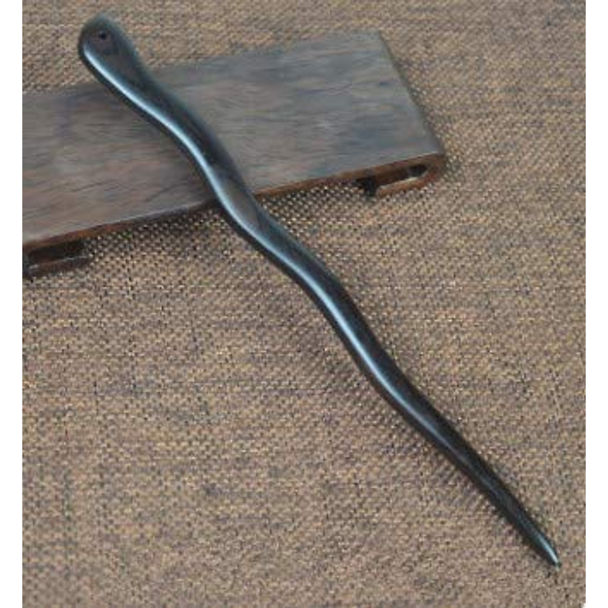 Myhsmooth Zz-bg-charming 2 Count Hair Sticks Natural Ebony (Black Sandalwood) Handmade Carved Hair Clip Shawl Hair Pins Pack of 2 Pcs :Charming