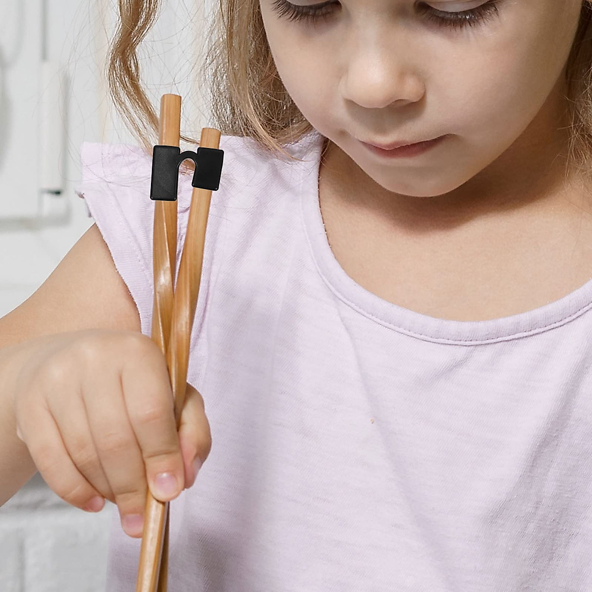 TOPBATHY Training Chopsticks Reusable Chopstick Helpers Training：10PCS Chopsticks Hinges Connector Right or Left Handed Chopsticks Helper Beginners for Beginners, Trainer, Seniors