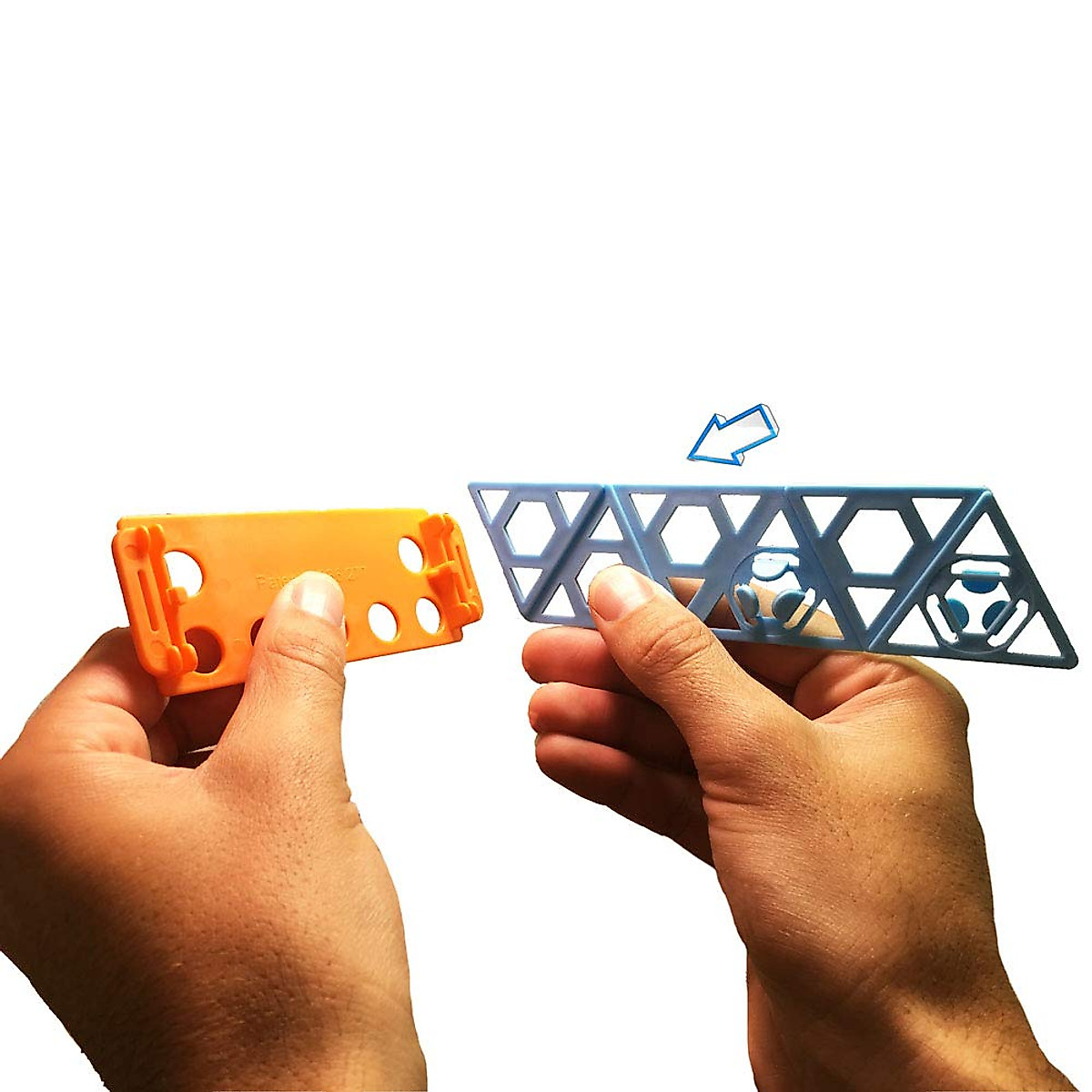 Qubits STEM Construction Set - 100 Pieces: an Open Play Engineering and Building Toy (Alternative to Blocks)