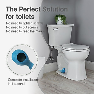 2pcs Toilet Bolt Caps, Tall Toilet Bolt Covers Decorative, Bird Replacement Toilet Screw Cover Caps, No Need to Cut The Bolt and No Tools Required - Universal Fit