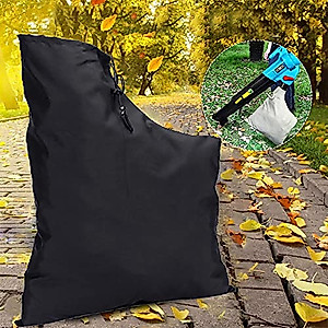 Leaf Blower Vacuum Replacement Bag - YAWALL Zippered Bottom Dump Bag, Leaf Collection Bag for Ultra Blower Rake or Vacuum Leaf Blowers