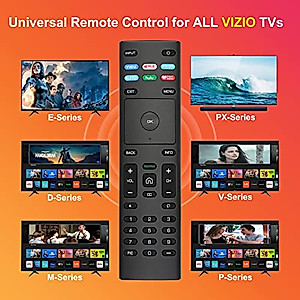 【Pack of 2】 Universal Remote for Vizio Smart TV, 2 Piece Replacement for Vizio-Smart-TV-Remote, XRT136