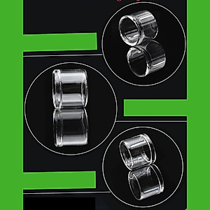 BananaOG Concentrate Dab Containers Glass Jar with Silicone Lid, 6ml Round, 100 pack, Green