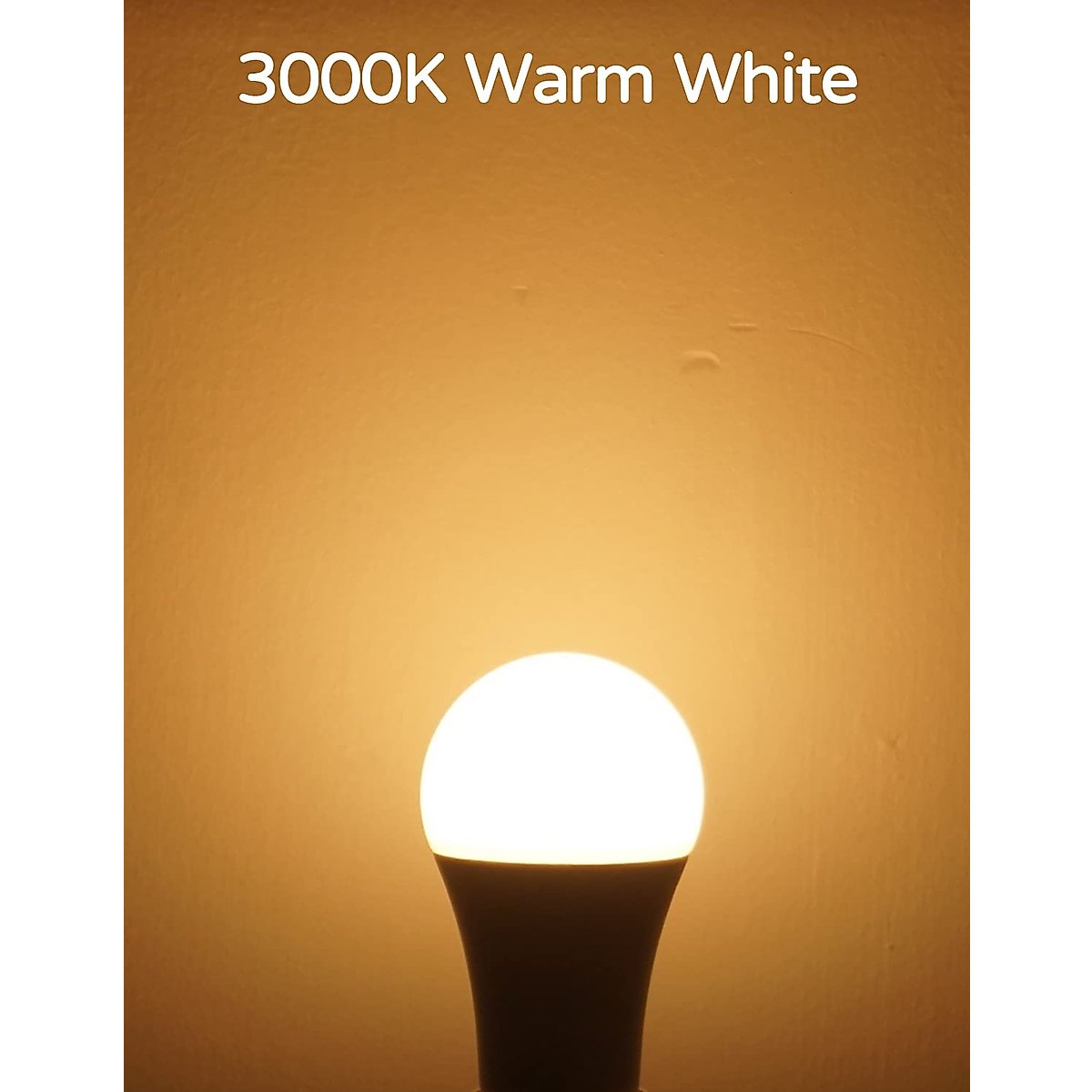 Torkase Outdoor Dusk to Dawn Light Bulbs, No Timer Required, 13W(100W Equivalent), 3000K Warm White, E26 A19 Automatic Sensor LED Bulb, Built-in Photocell Detector for Boundary Garage Patio, 2 Pack