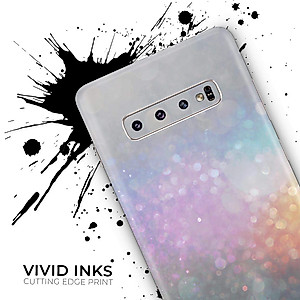 DesignSkinz Tie Dye Unfocused Glowing Orbs of Light Protective Vinyl Decal Wrap Skin Cover Compatible with The Samsung Galaxy S20 (Screen Trim & Back Glass Skin)