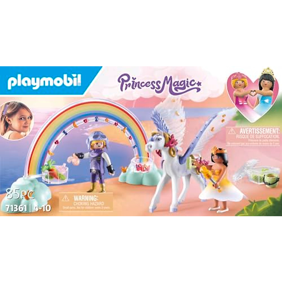 Playmobil Pegasus with Rainbow in The Clouds