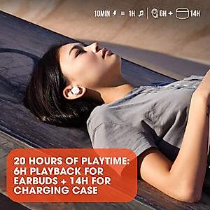 JBL LIVE 300, Premium True Wireless Headphone, White (Renewed)