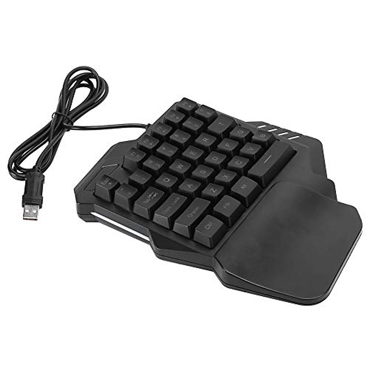 G30 One Handed Gaming Keyboard , Professional LED Backlit Keyboard , Compact 35 Keys Half Keyboard Gaming Keypad for win2000 ,XP ,Me ,Vista7 ,8 ,OS X Black