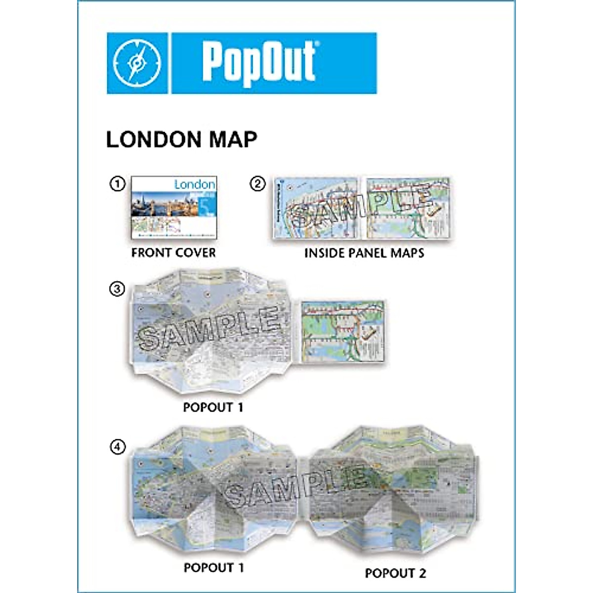 London PopOut Map (PopOut Maps)