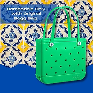 FRESHe BOGLETS - Decorative Bogg Bag Alphabet Lettering - Personalize your Bag with 3D Printed Alphabet letters (M, Small)