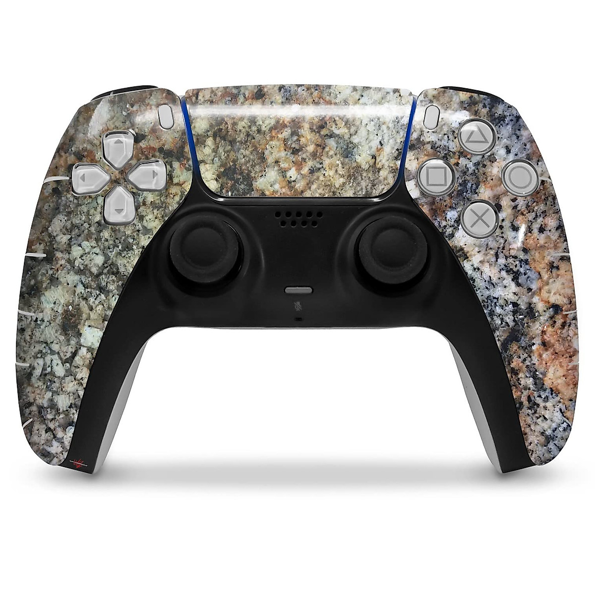 WraptorSkinz Skin Wrap compatible with Sony PS5 DualSense Controller Marble Granite 05 Speckled (CONTROLLER NOT INCLUDED)