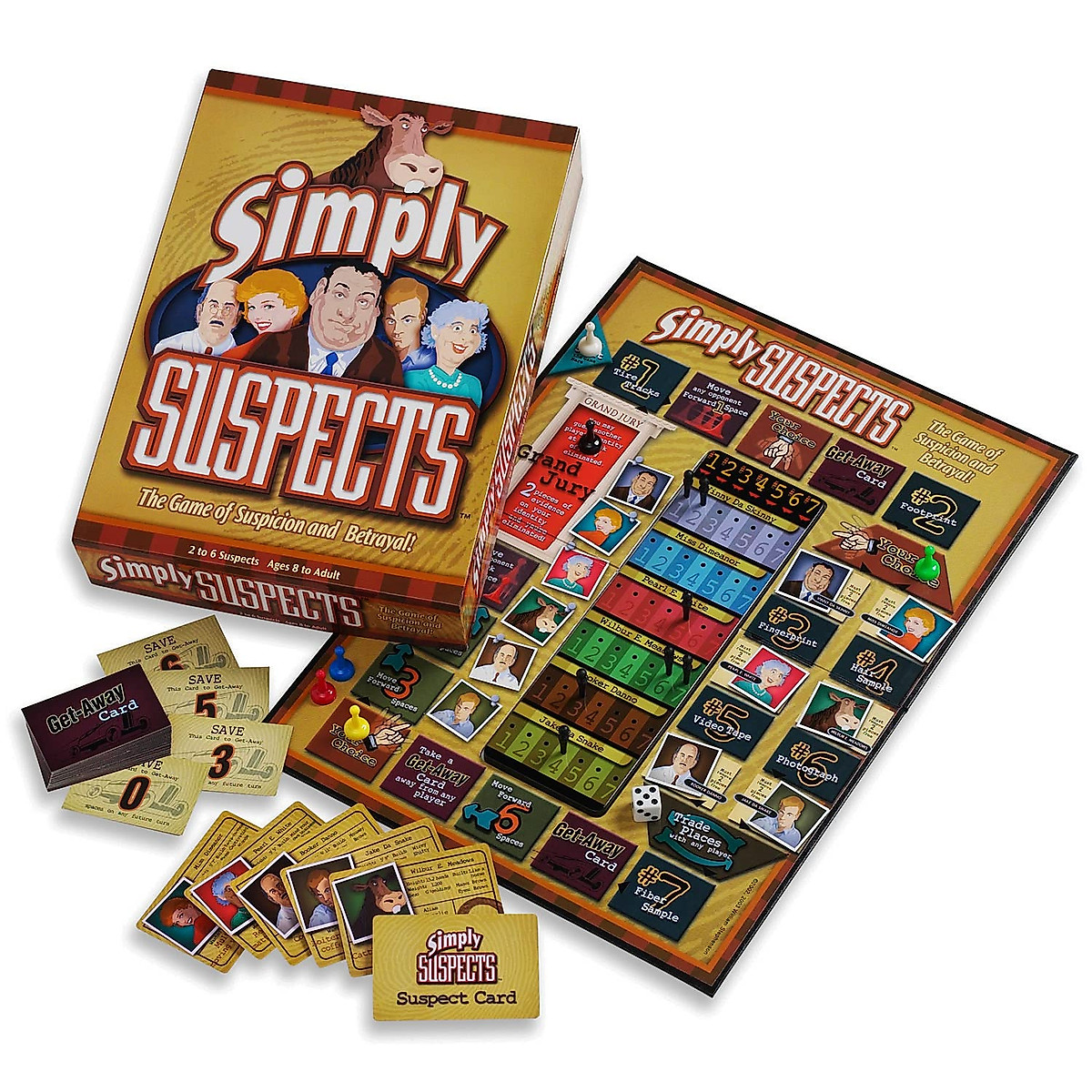 Simply Suspects - Strategy Board Game - from Spy Alley