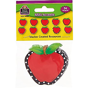 Teacher Created Resources Fancy Apples Mini Accents (5484)