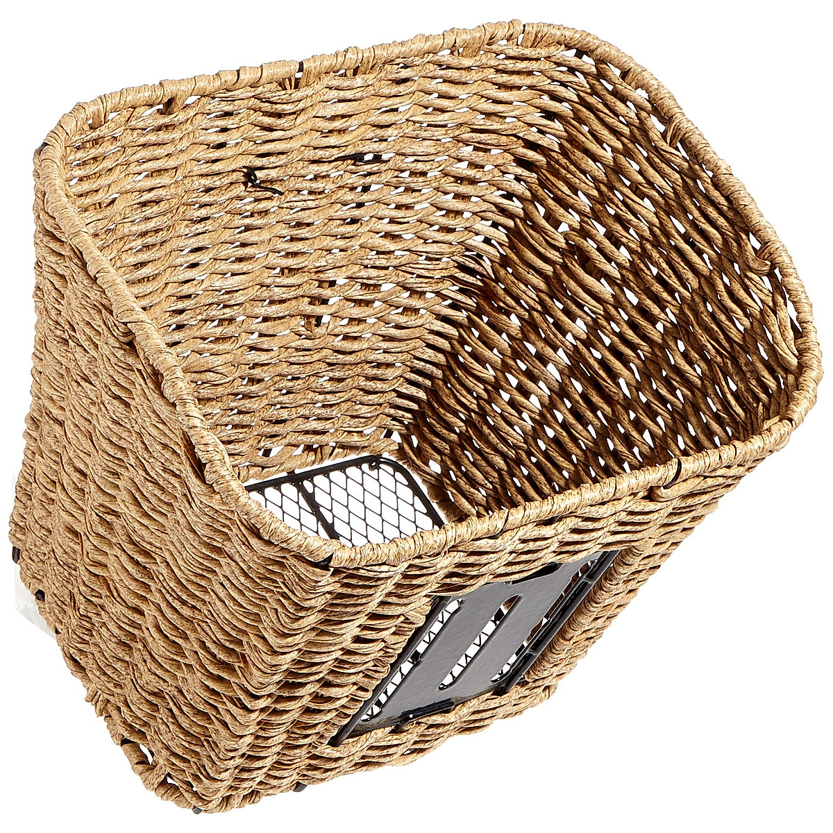 Basil Unisex - Adult Bremen Rattan Look Fm Bicycle Basket, Seagrass, 26 cm x 35 cm x 27 cm