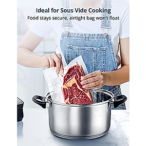 Vacuum Sealer Bags Rolls, 11.8 inches x 118 inches Roll 2 Pack Voweek Food Vacuum Sealer Bag with Food Preservation, Great for Vac Storage Freezer & Sous Vide Vacuum Sealer Bags for Food