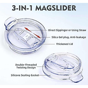 RAHATBEE 40 oz Tumbler with Handle and Straw Lid, 100% Leak-Proof Travel Coffee Mug, Reusable Stainless Steel Insulated Cup for Beverages, Keeps Cold for 34Hrs or Hot for 12Hrs (LG-Pink)