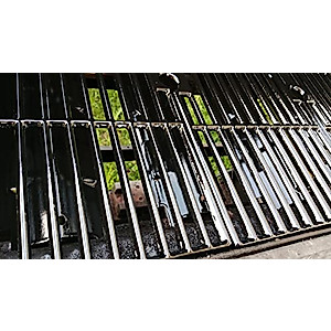 Hisencn Grill Replacement Parts for Charbroil 6 Burner 463230515, 463230514, g431-0300-w2a, G433-0016-W1, Grill Burner, Heat Plate Tent Shield, Adjustable Crossover Tubes, Ignitor Repair kit