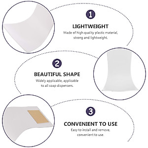 Cabilock Lip Gloss Containers 5pcs Spray Drip Tray Droplet Tray Wall Soap Dispenser Drip Trays Automatic Hand Dispenser Tray Soap Liquid Dispenser Drip Catcher Tray Black Serving Tray