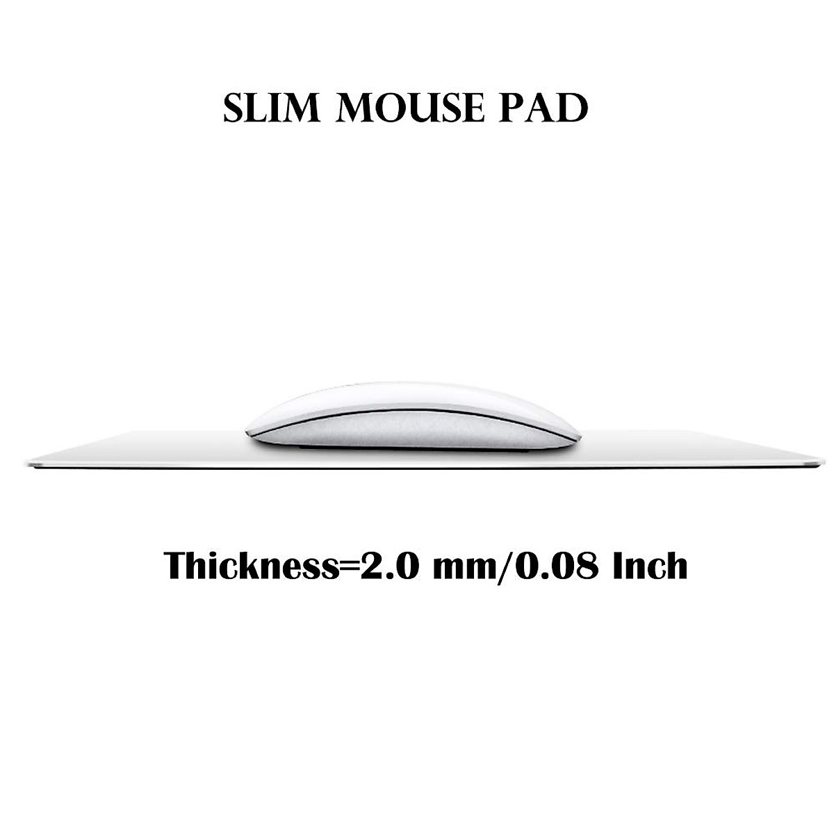 ProElife Premium Aluminum Metal Mouse Pad Mice Mat 8.66 inch (Round, Champagne Gold)