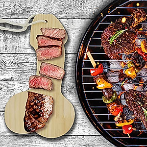 Kitchenware Utensils Set Interesting Wood Cutting Board Fun Farmhouse Gift Large Multipurpose Sustainable Spoof Wood For Cutting Meat And Vegetables Cheese Egg Cooker Pan