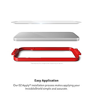 ZAGG InvisibleShield Glass Elite VisionGuard Screen Protector for Apple iPhone 14 Plus/ 13 Pro Max - 5X Stronger, Blue-Light Protection, Anti-Fingerprint Technology, Easy to Install