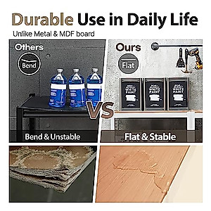 HOMEDANT House Z-Beam White 48" Wide Heavy Duty Garage Storage Shelving Adjustable 5-Tier Metal Shelves Laminated Organization Shelf Industrial Utility Rack Pantry Shed Warehouse Office Store 1Pack