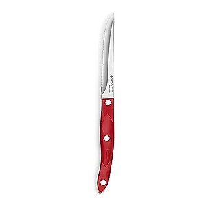 CUTCO Model 1721 Trimmer with RED handle.4.9 High Carbon Stainless blade.5.1" thermo-resin handle. in factory-sealed plastic bag.