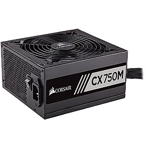 Corsair CX750M V2 CP-9020154-NA 750W ATX12V v2.4 / EPS12V 2.92 80 Bronze Certified Semi-Modular Active PFC Power Supply