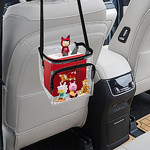 Annmore Carrying Case for Toniebox and Tonies Characters, Transparent Shoulder Bag for Kids Toniebox Starter Set, Organizer for 3-8 Years Children Toys Figures, Boys and Girls Birthday Gift