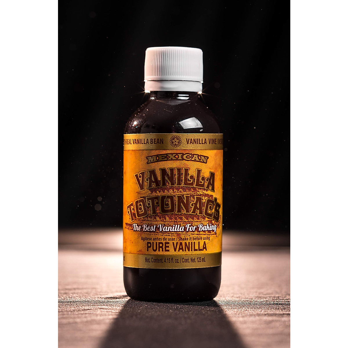 Mexican Vanilla Totonac’s - 4.15 Oz (125mL) Bottle - Pure Vanilla Extract