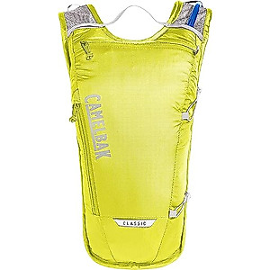 CamelBak Classic Light Bike Hydration Pack 70oz, Safety Yellow/Silver