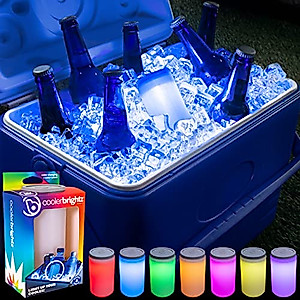 Brightz CoolerBrightz Can Shaped LED Ice Chest Light, Color Morphing - Waterproof Color Changing LED Light for Inside Coolers - Great for Camping, Tailgating, Backyard BBQ, Parties, and More