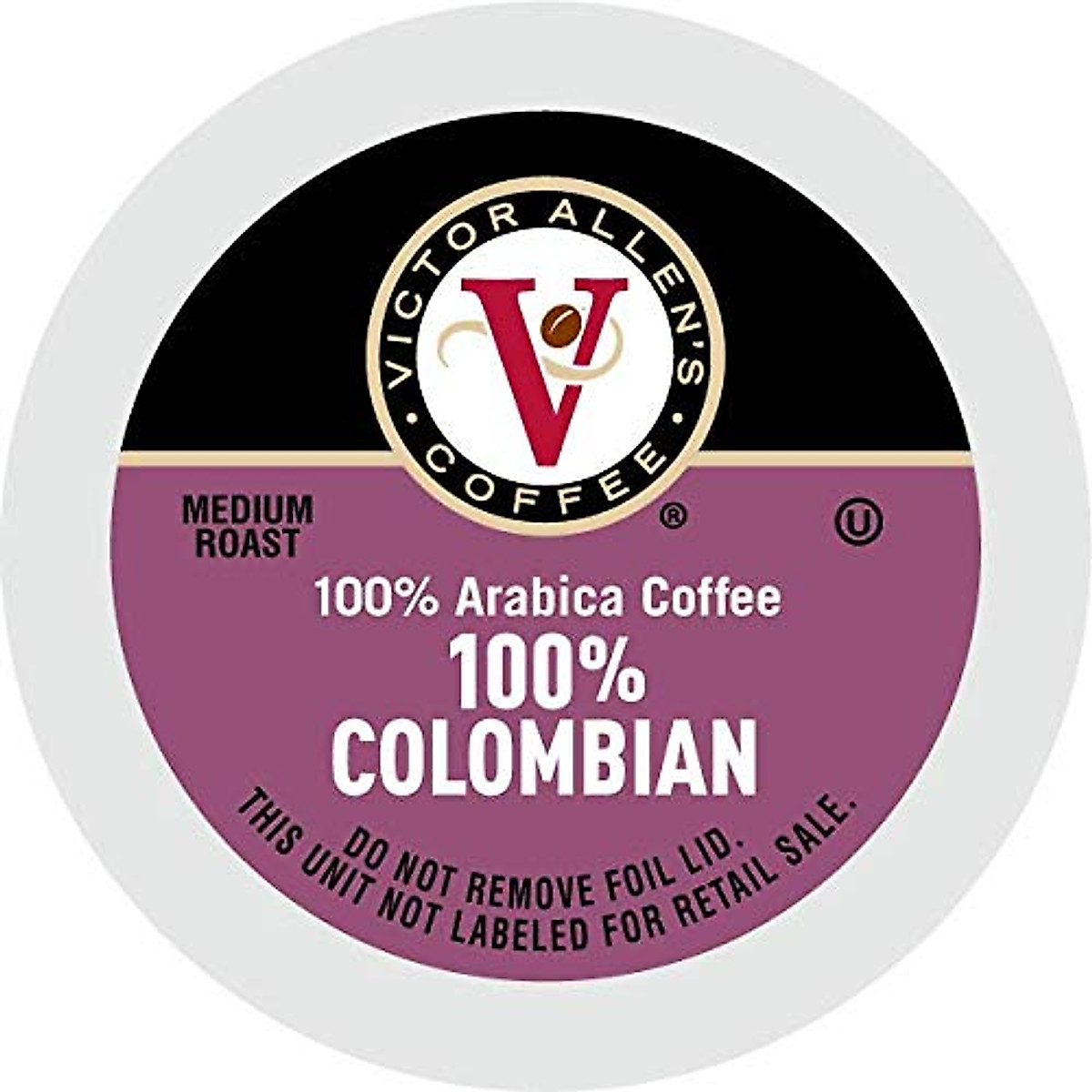 Victor Allen's Coffee 100% Colombian and Donut Shop Blend, Medium Roast, 80 Count, Single Serve Coffee Pods for Keurig K-Cup Brewers
