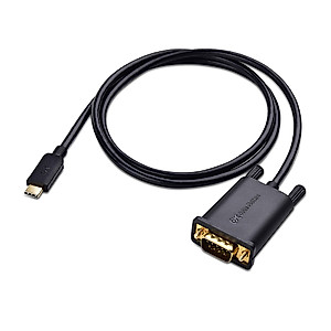 Cable Matters USB C to Serial Adapter Cable - 3ft, USB-C to Serial, USBC to DB9, USB C to RS232 Cable, Compatible with Thunderbolt 5/4, Supports Windows 11/10/8/7/Vista/XP, macOS 11.0 or Later
