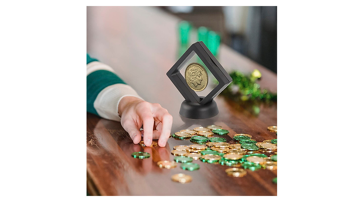 Elegant Coin Holder Ornament Display Stand - 10-Piece Set