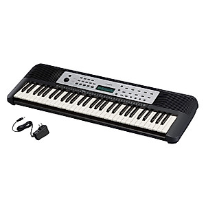 Yamaha YPT270 61-Key Portable Keyboard With Power Adapter (Amazon-Exclusive),Black