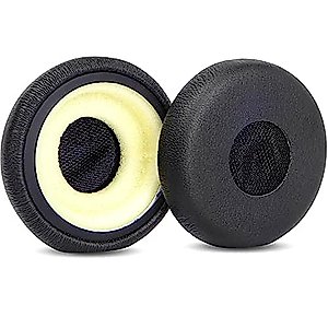 TaiZiChangQin Upgrade Ear Pads Ear Cushions Replacement Compatible with Jabra HSC016 HSC017 HSC018W HSC012 Headphone (Protein Leather Earpads)