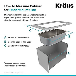 KRAUS Premier 32-inch 16 Gauge Undermount 50/50 Double Bowl Stainless Steel Kitchen Sink with WasteGuard™ Continuous Feed Garbage Disposal, KBU22-100-75MB