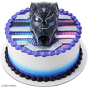 DecoSet® Marvel Avengers Black Panther Warrior King Cake Topper, 1-Piece Light-Up Cake Decoration