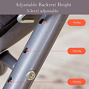 Lazy Chair with Ottoman, Foldable Modern Lounge Chair with Footrest & Armrest, Reclining Leisure Sofa Armchair Cozy Reading Chair for Bedroom/Office/Hosting/Living Room/Dorm Rooms/Garden, Grey