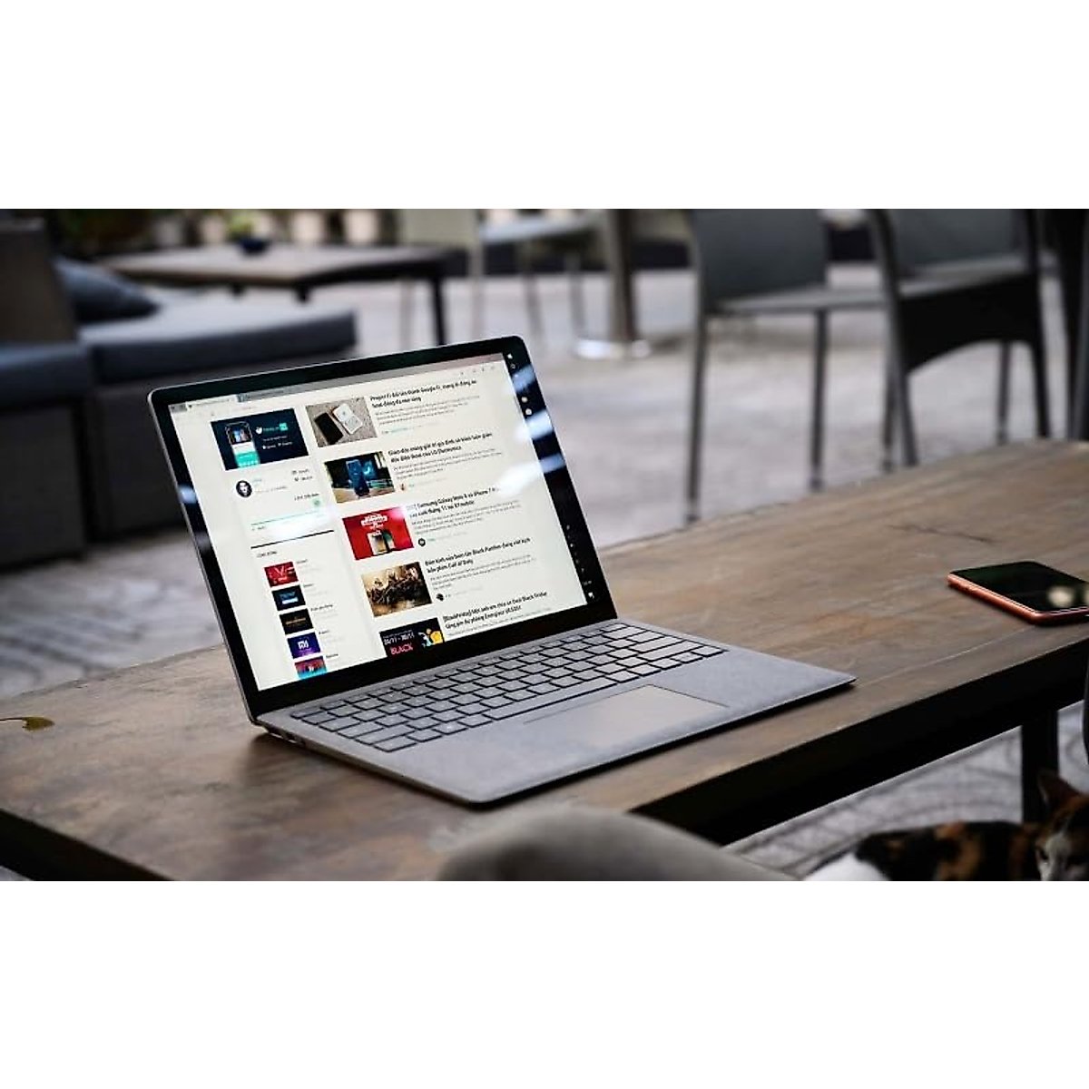 Microsoft Surface Laptop 2 Tablet 13.5" (2256x1504) Touchscreen Laptop Intel Core i5-8350U 1.7GHz, 16GB DDR4 RAM, 256GB SSD, Backlit Keyboard, Wi-Fi, Camera, Silver, Windows 10 Pro (Renewed)