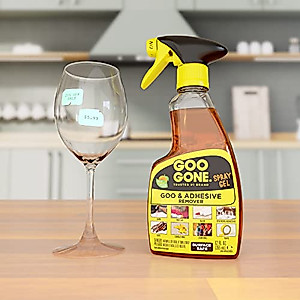 Goo Gone Original Spray Gel Adhesive, Sticker Remover - Works on Ink, Sap, Tar, Decals, Bumper Stickers and more - 12 Oz, 2 Pack