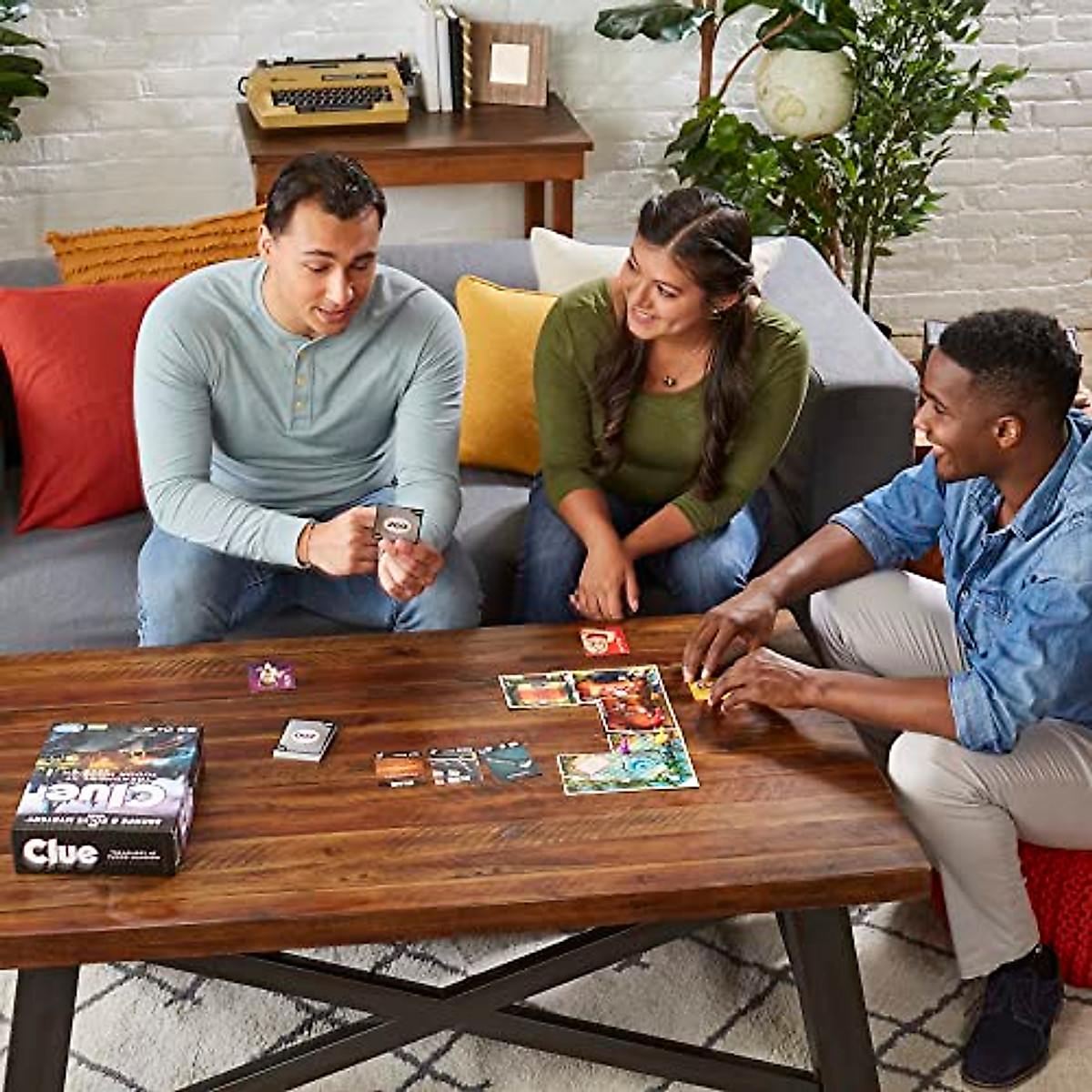 Clue Board Game Treachery at Tudor Mansion, Escape Room Game, Cooperative Family Murder Mystery Games, Ages 10 and up, 1-6 Players