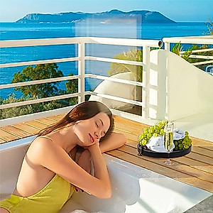 2 Pack Lazy Susan Turntable - OAMCEG 10 Inch Fridge Turntable Organizer, 360 Rotating Kitchen Spice Rack Spinning Organizer, Bamboo Pantry Organization and Storage, for Cabinet, Countertop, Bathroom