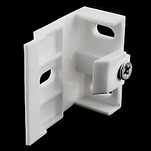 ZZLZX 4PCS Pleated and Cellular Shades Headrail Support Bracket Clip Mount Bracket Holder for Wide Beam Folding Blinds