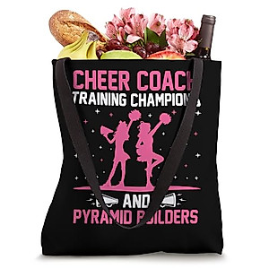 Cheerleading Coach Cheer Coach Cheerleader Cheer Training Tote Bag