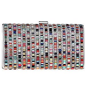 Clutches For Womens Evening Bags Purse Chain Dress Handbags Diamonds Wedding Multi Color