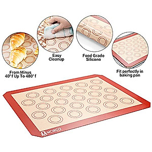 Stainless Steel Baking Sheet Tray Cooling Rack with Silicone Baking Mat Set, Cookie Pan with Cooling Rack, Set of 9 (3 Sheets + 3 Racks + 3 Mats), Non Toxic, Heavy Duty & Easy Clean