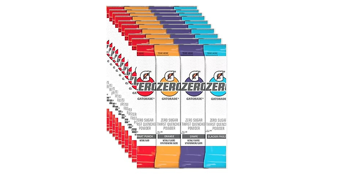 Gatorade G Zero Powder Variety Pack | 4 Flavor Sample